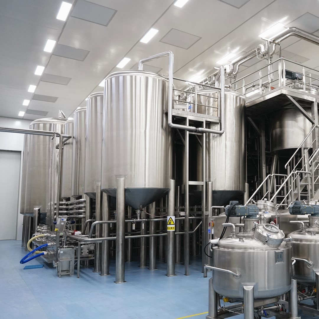 316L Steel Storage Tank with Rotary Spray Cleaner