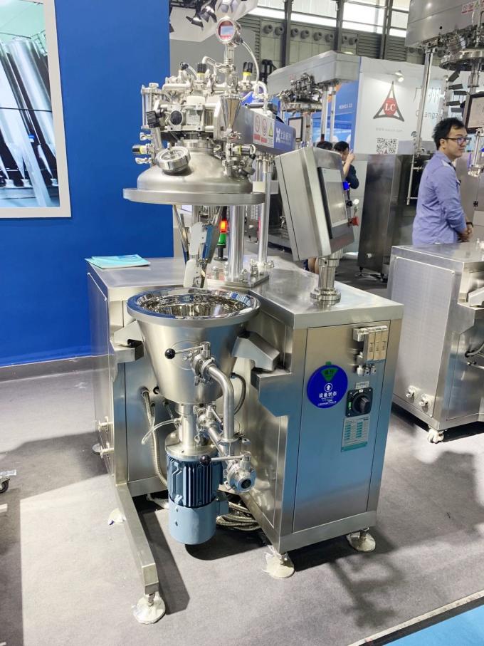 Ointment Lab Emulsifier Mixer Vacuum Liquid Agitator High Shear Lotion ...